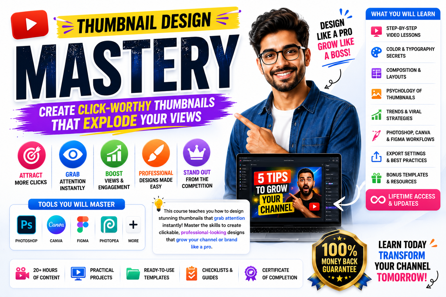 Thumbnail Design Mastery – Create Click-Worthy Thumbnails That Explode ...